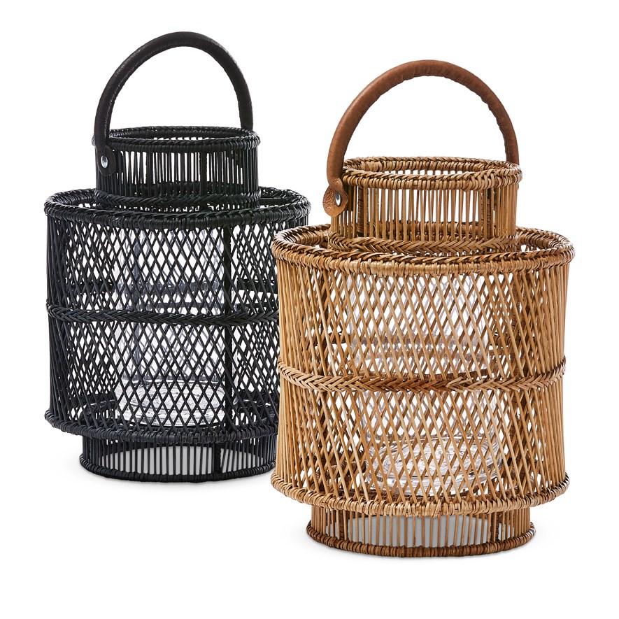 Rattan Natural Lantern | Adairs