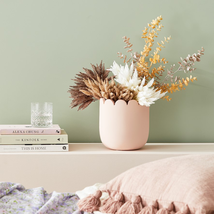 Light Pink Petal Pot | Adairs
