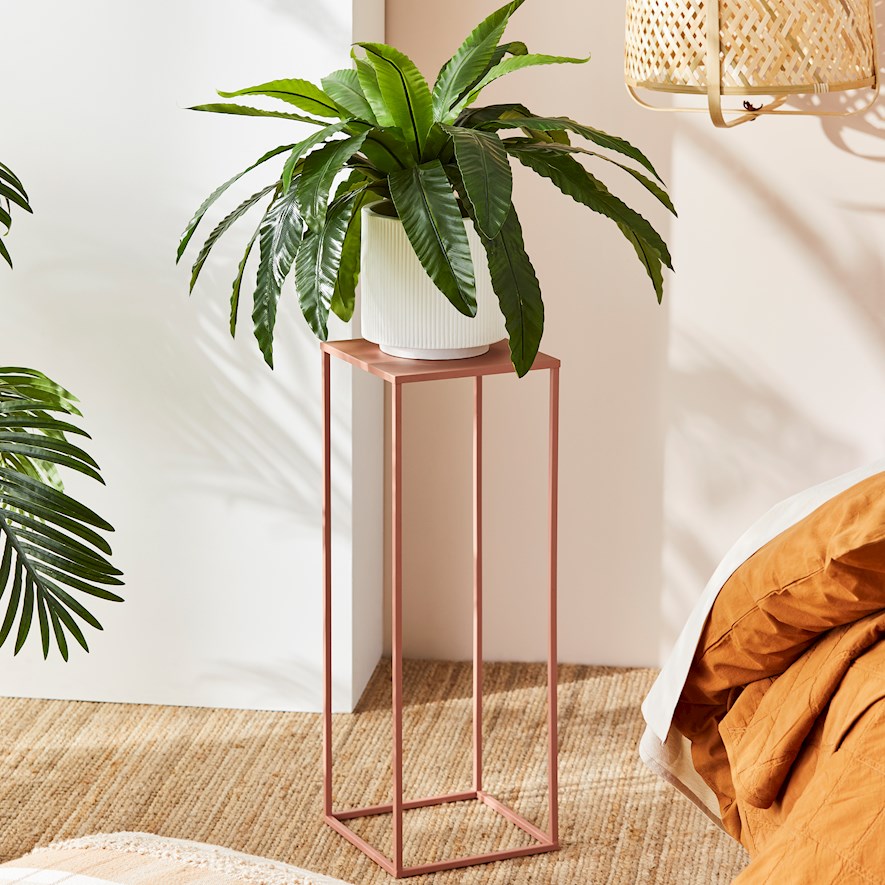 Carlos Dark Pink Plant Stand | Adairs
