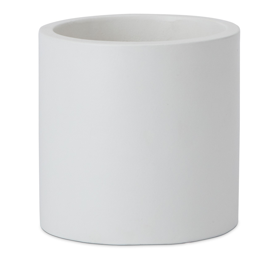 Stark Matte White Small Pot | Adairs