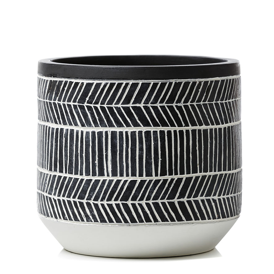 Home Republic - Mali Pot Black | Adairs