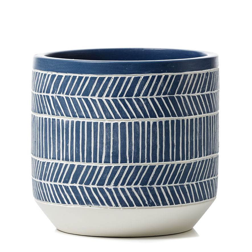 Home Republic - Mali Pot Blue | Adairs
