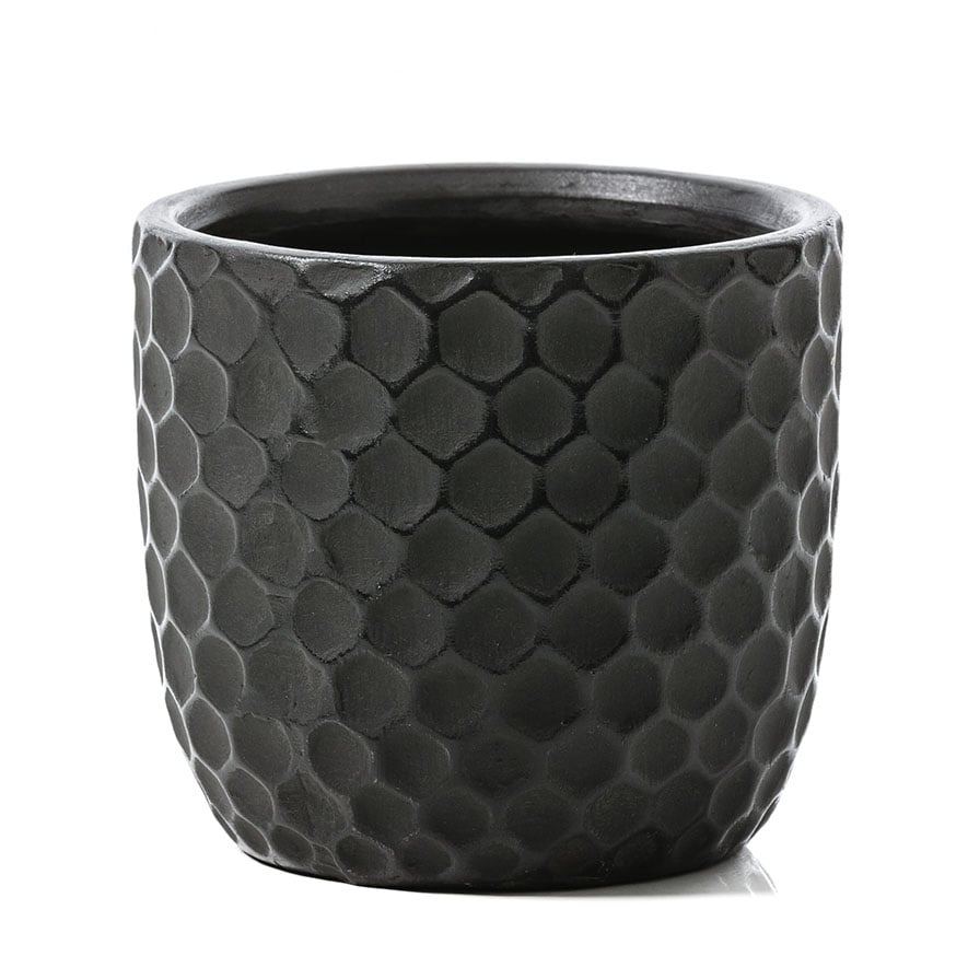 Home Republic - Valencia Pot Black | Adairs