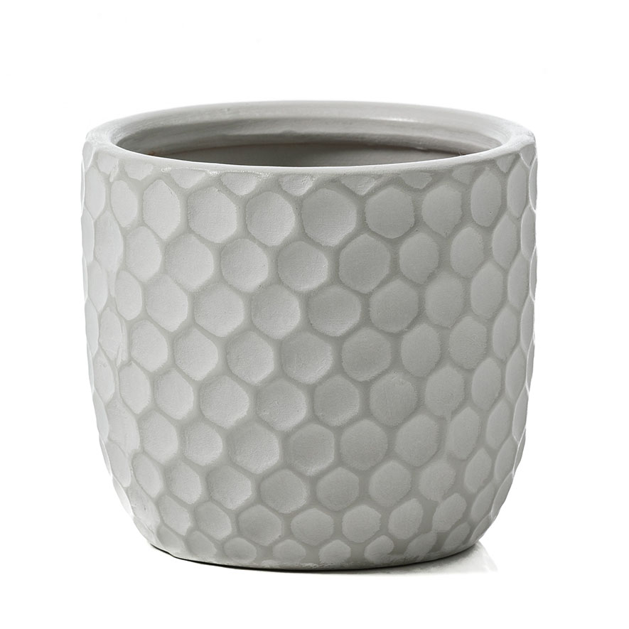 Home Republic - Valencia Pots Silver | Adairs