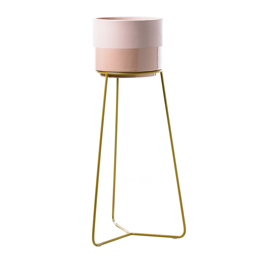 Arya Plant Stand Gold | Adairs
