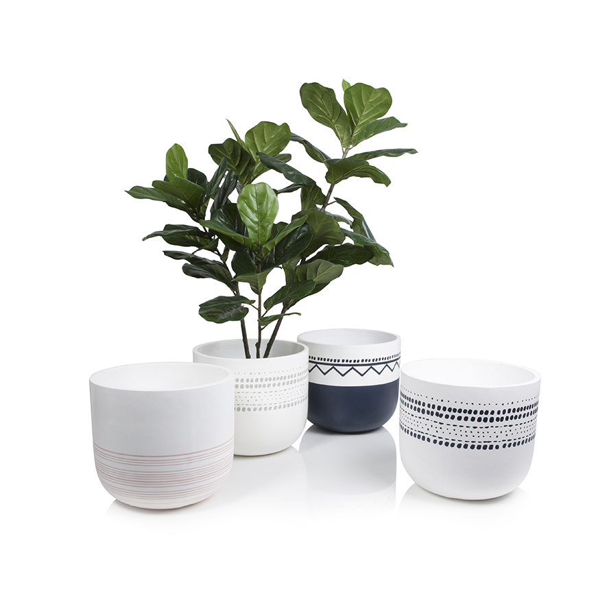 Zulu Pot Midnight Triangles | Adairs