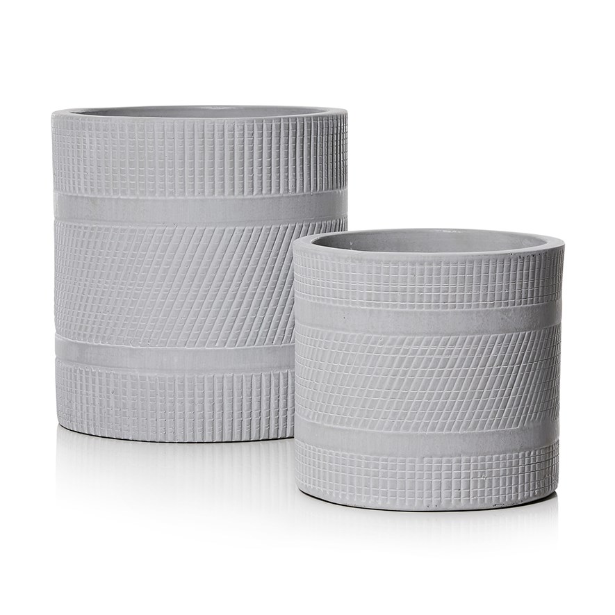 Large Zambeze Grey Pot | Adairs