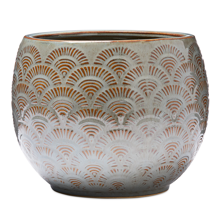 Jay Large Grey Pot | Adairs