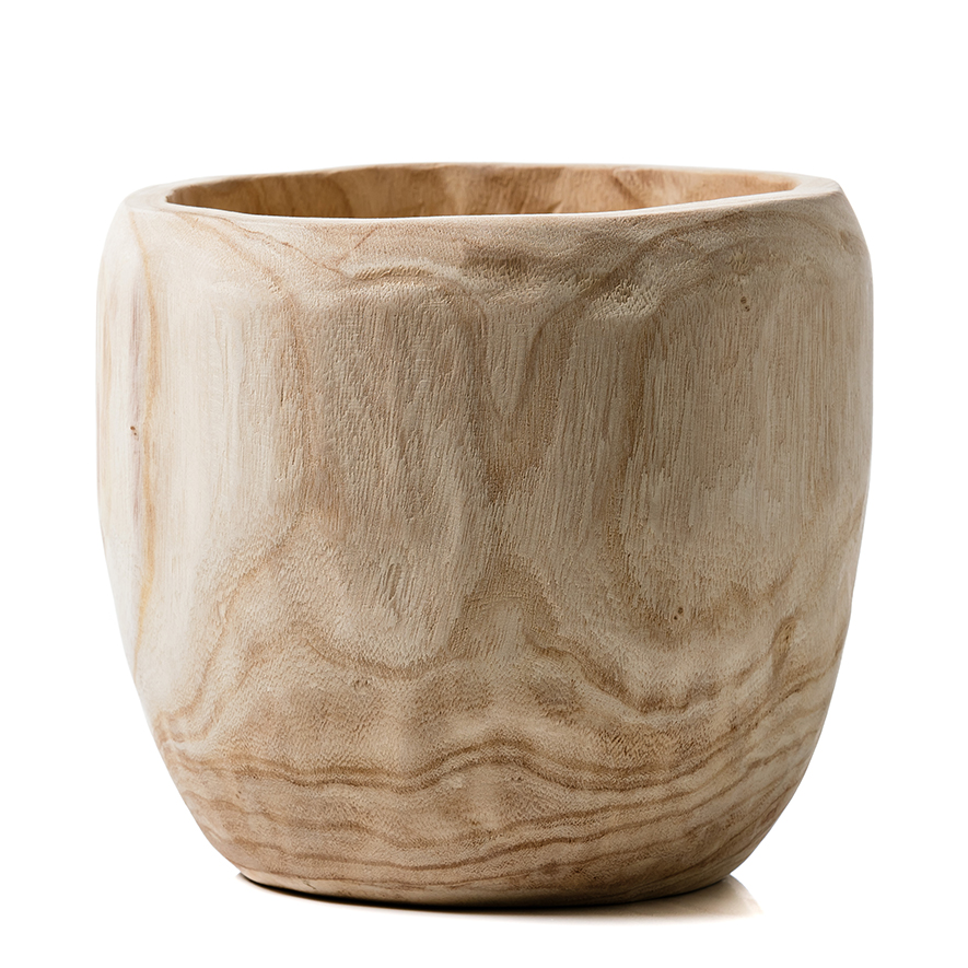 Large Jasper Timber Pot | Adairs