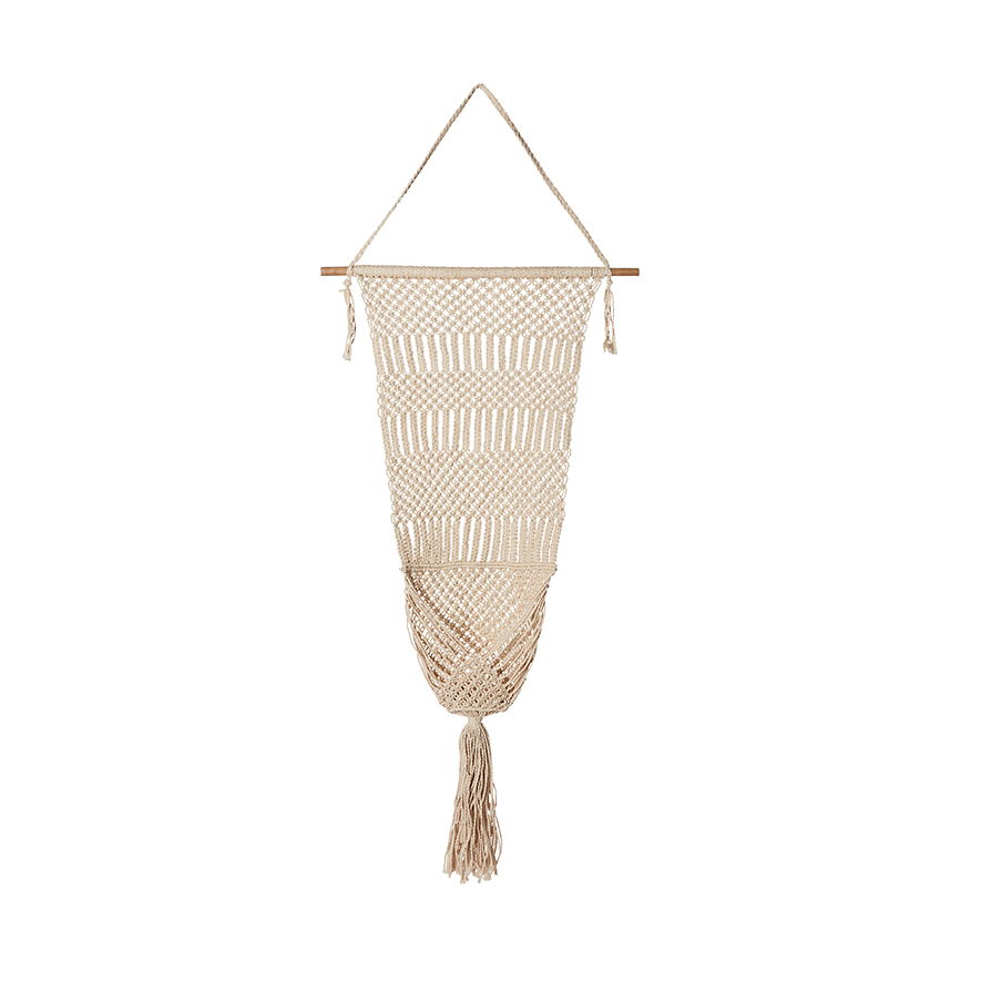 Home Republic - Boho Medium Natural Hanging Pot | Adairs