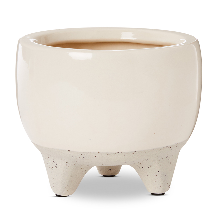 Home Republic - Tri Pot White Glaze | Adairs