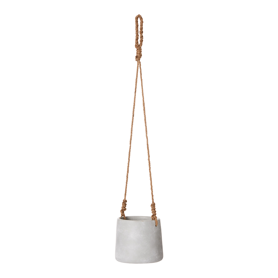 Home Republic - Sansa Hanging Pot Grey | Adairs
