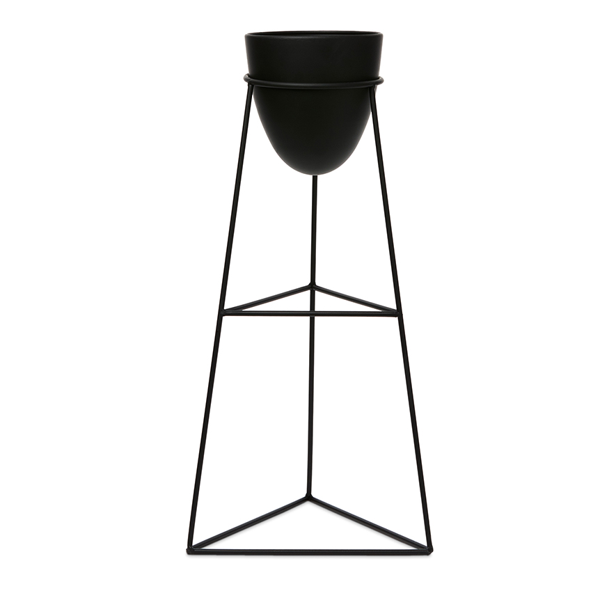 Home Republic - Madison Black Plant Stand | Adairs
