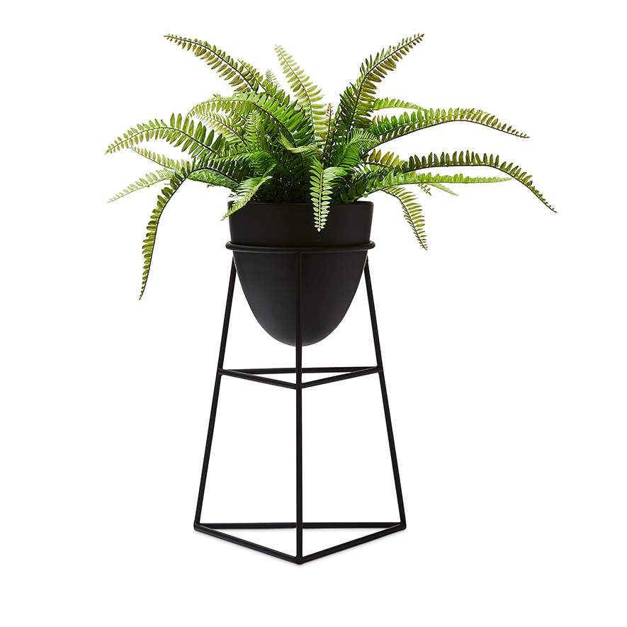 Home Republic - Madison Black Plant Stand | Adairs