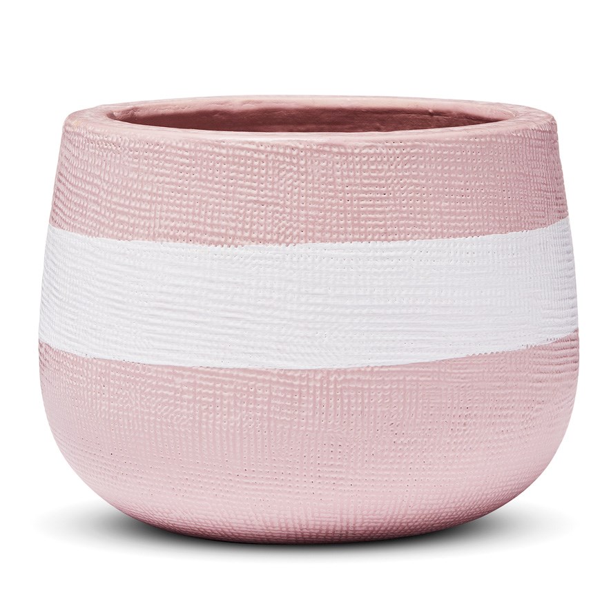 Vespa Pink & White Pot | Adairs