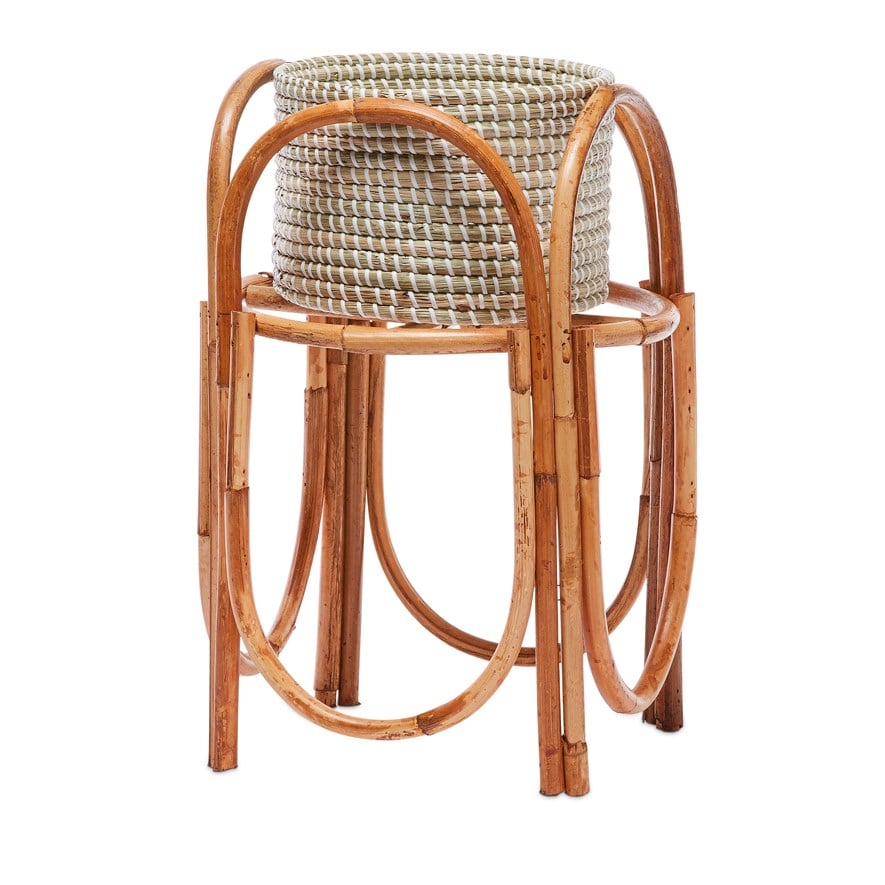 Airlie Natural Loop Plant Stand | Adairs