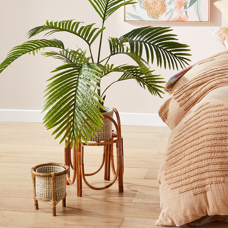 Airlie Natural Loop Plant Stand | Adairs