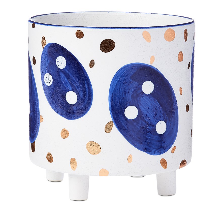 Home Republic - Harley Blue Spots Pot | Adairs