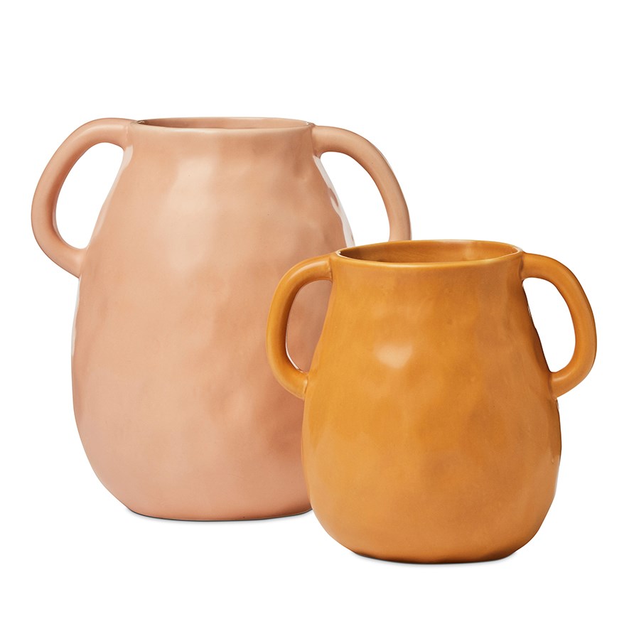 Desert Rose Mustard Small Vase | Adairs