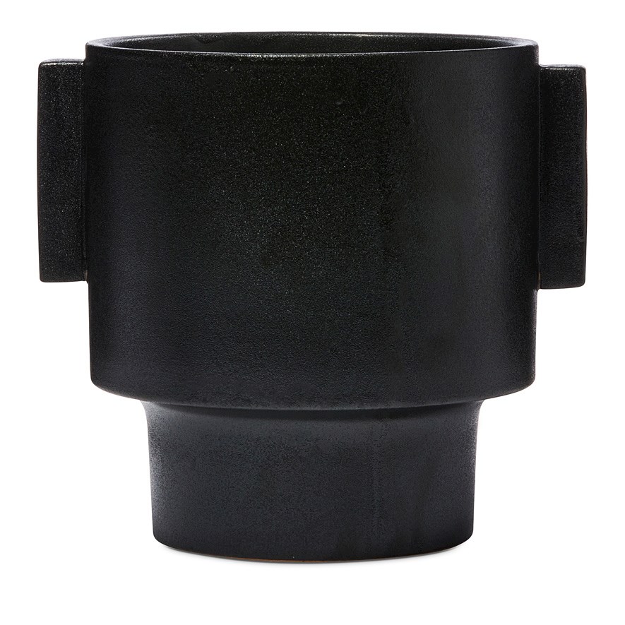 Home Republic - Memphis Satin Black Pot | Adairs