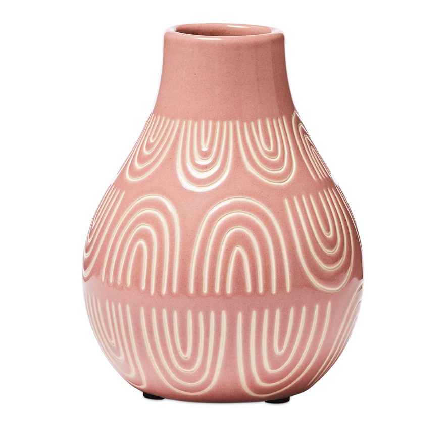 Home Republic - Helios Small Pink Vase | Adairs