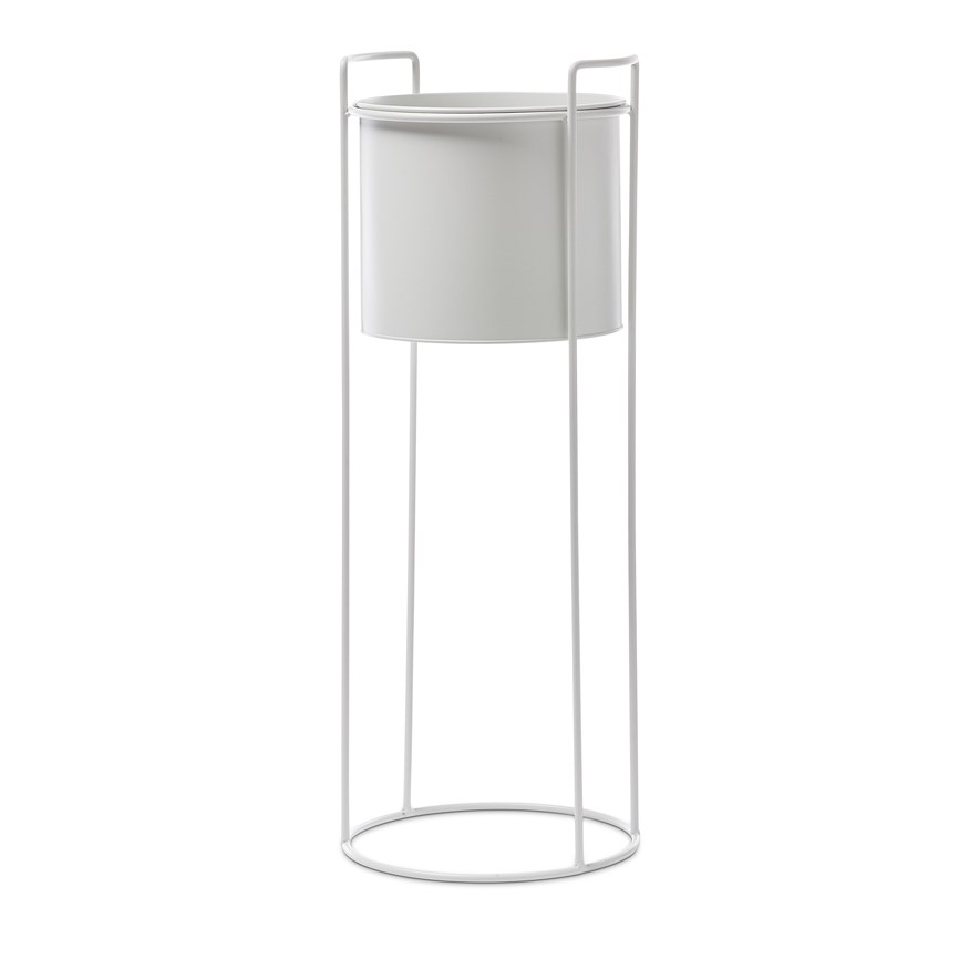 Santana White Plant Stand | Adairs