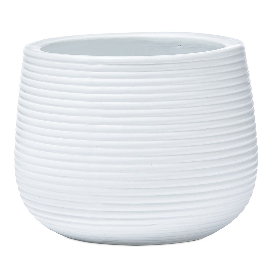 Home Republic - Bridge White Pot | Adairs