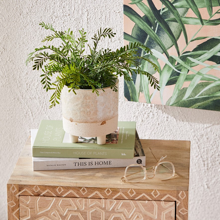 Home Republic - Off White Storm Pot | Adairs
