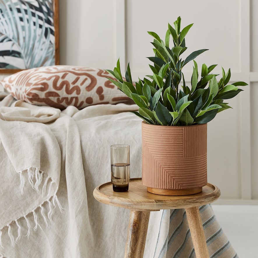 Linear Clay Pot | Adairs