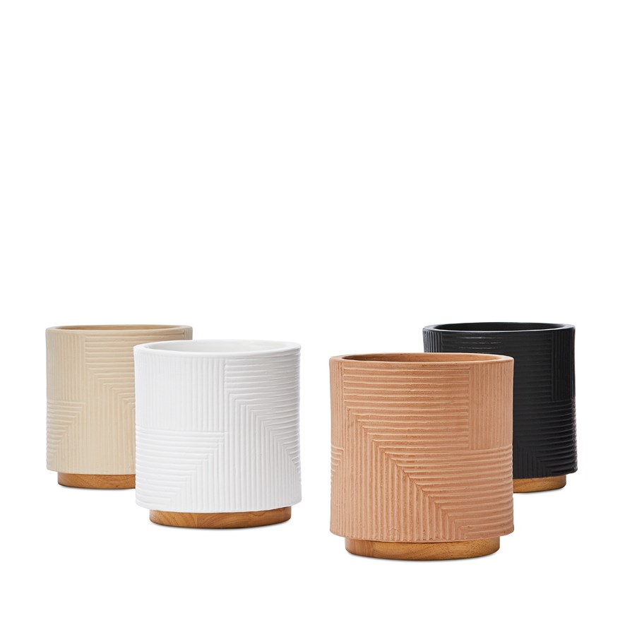 Linear White Pot | Adairs