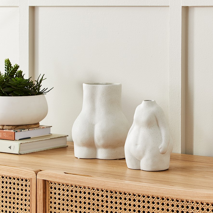 Home Republic - Perfect Women White Body Vase | Adairs