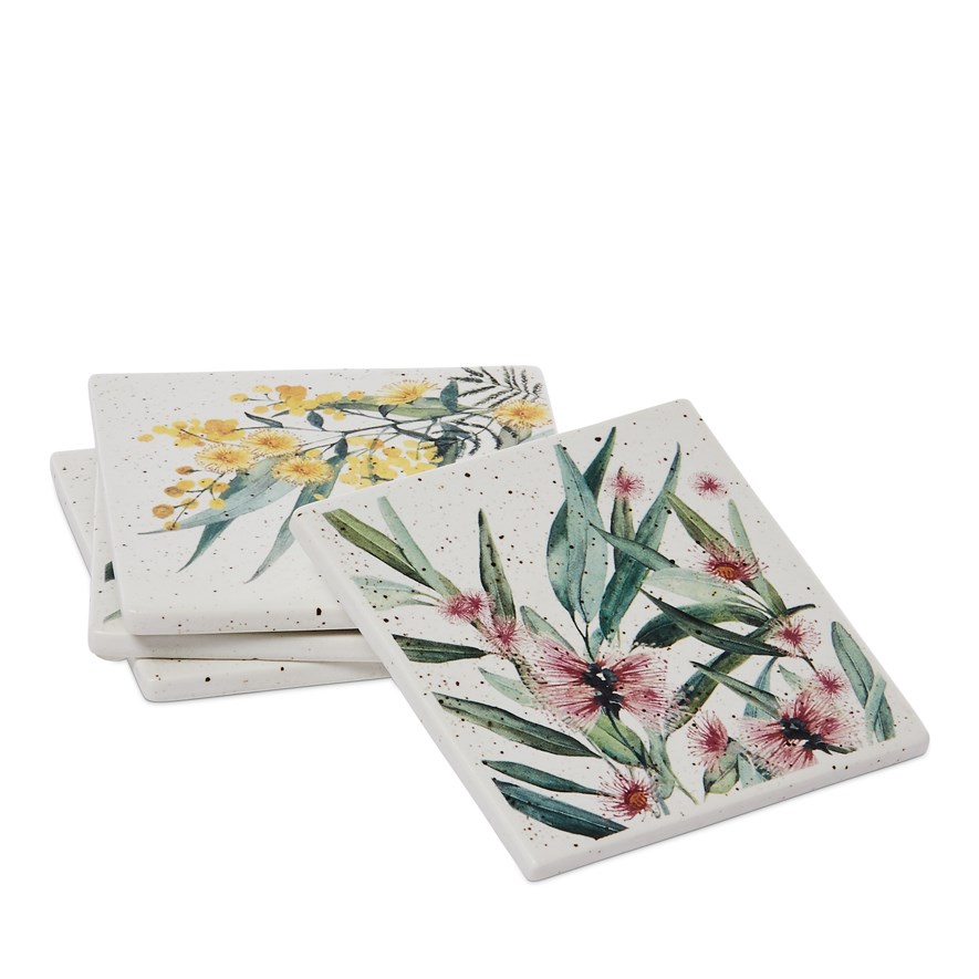 Spring Botanical Pack of 4 Coasters | Adairs