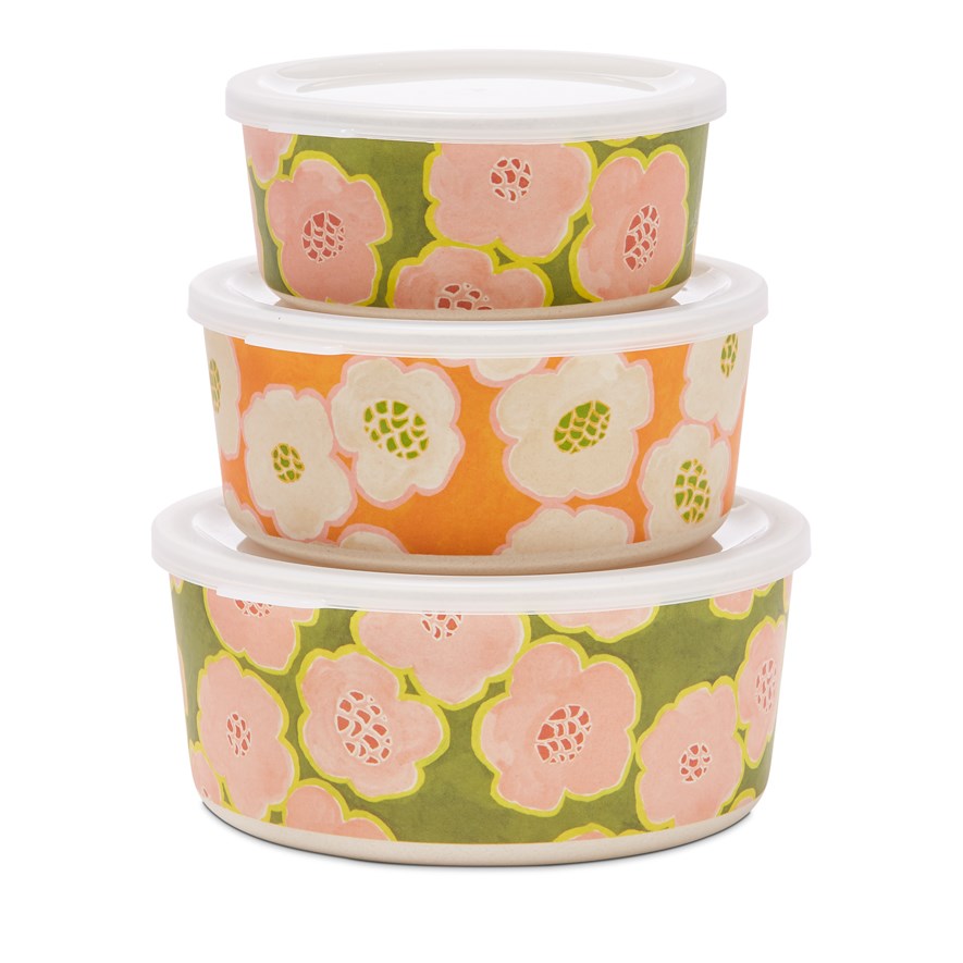 Togetherness Fiore Mixed Bamboo Containers Set of 3 | Adairs