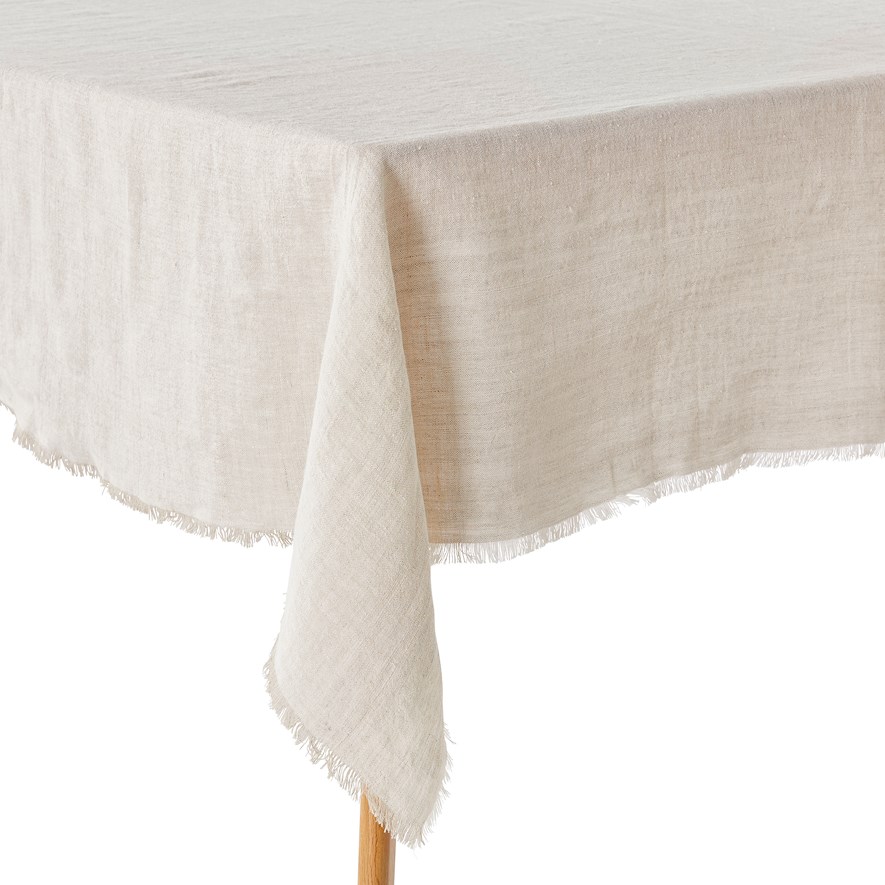 Malmo Natural Linen Tablecloth | Adairs