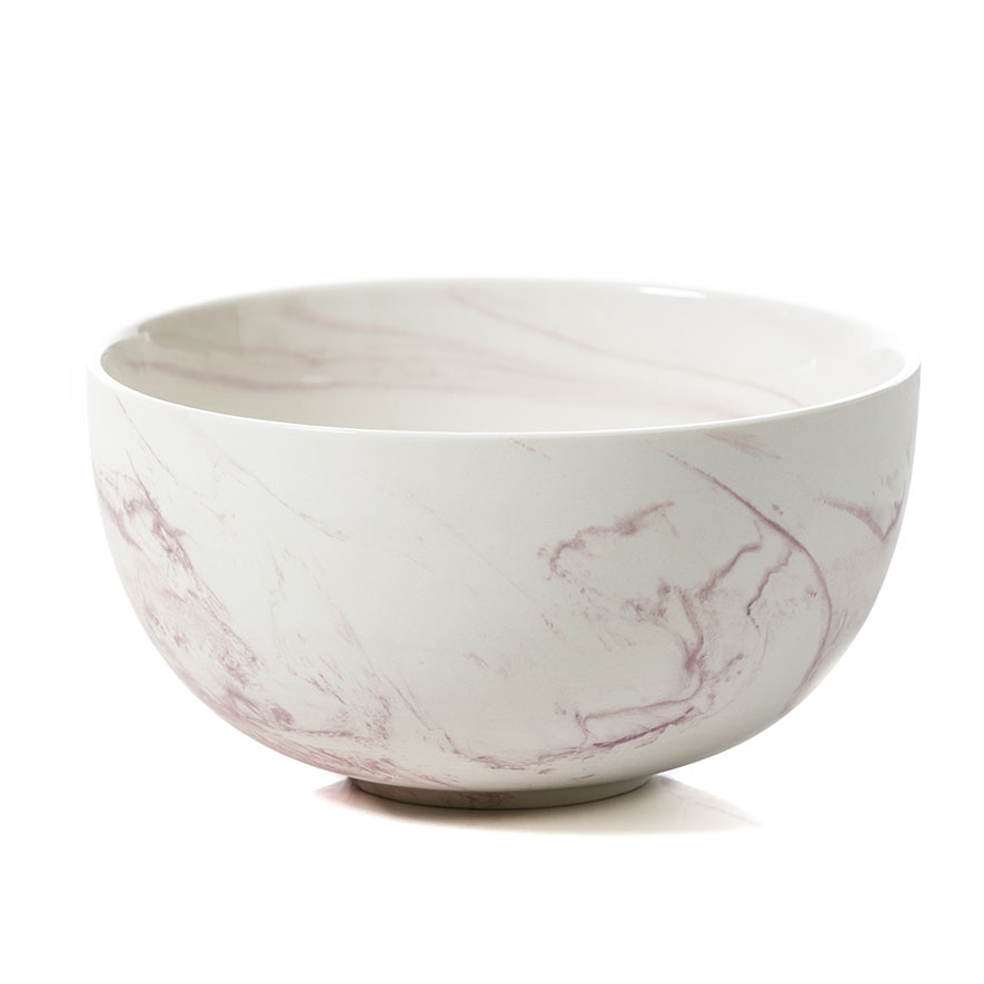 Home Republic - Marle Marble Bowl Pink | Adairs