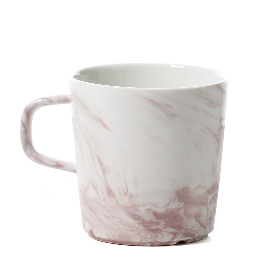 Home Republic - Marle Marble Mug Pink | Adairs