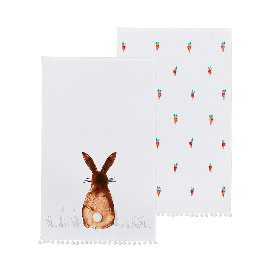 Easter Rabbit Tea Towels | Adairs