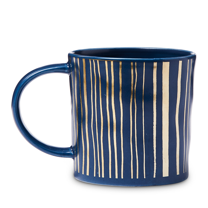 Home Republic - Stormi Blue Stripe Mug | Adairs