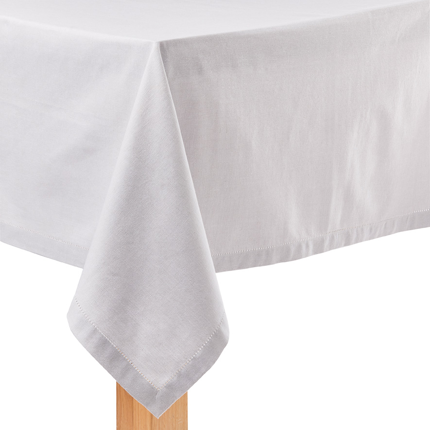 Home Republic - Rylee Light Grey Tablecloth | Adairs