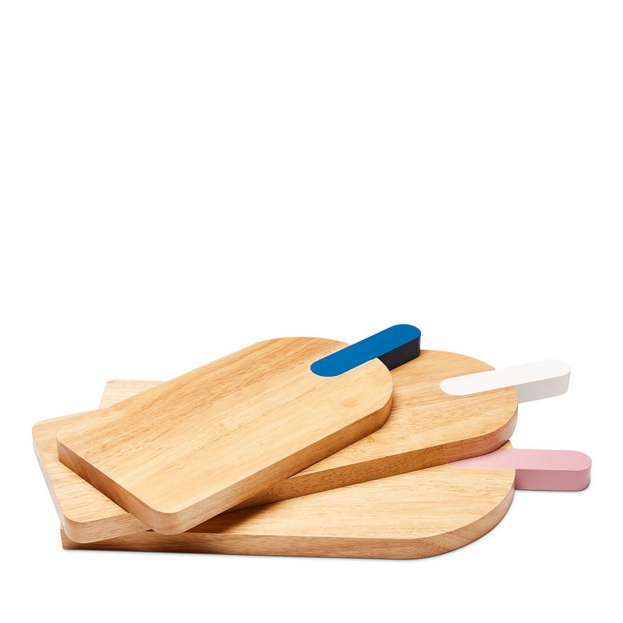 Palermo Natural & Pink Medium Timber Board | Adairs