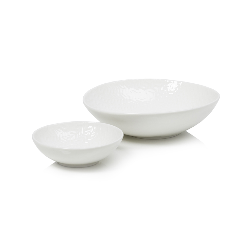 Wendi Collection Bowls White Arrow | Adairs