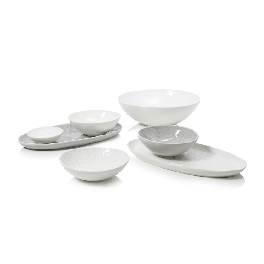 Wendi Collection Platter White Cross | Adairs