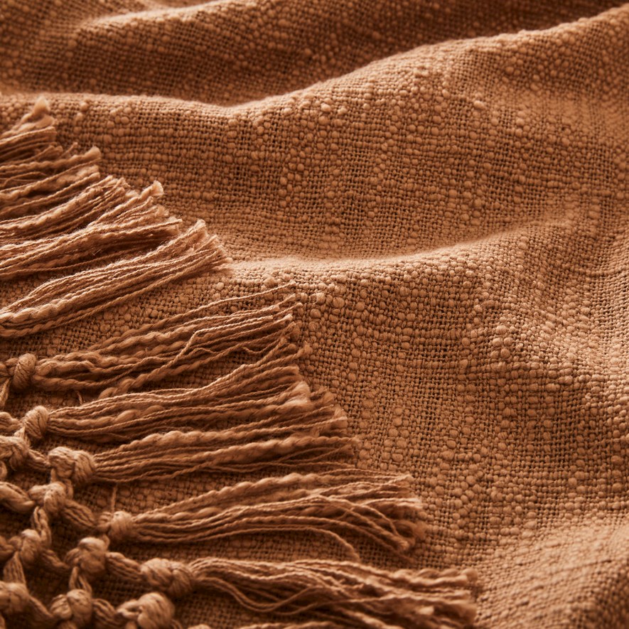 Macrame Tobacco Knot Throw | Adairs