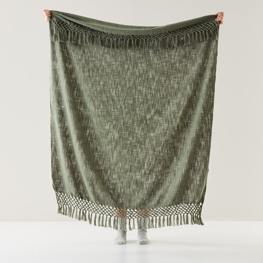 Macrame Forest Knot Throw | Adairs
