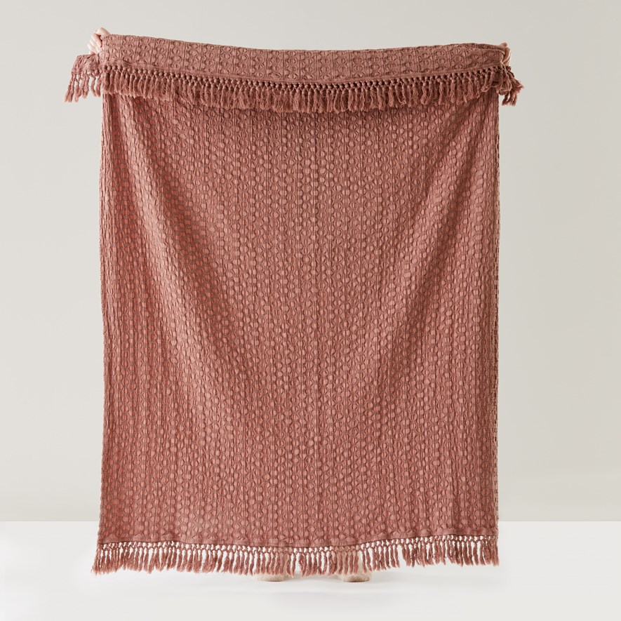 Byron Rose Throw | Adairs