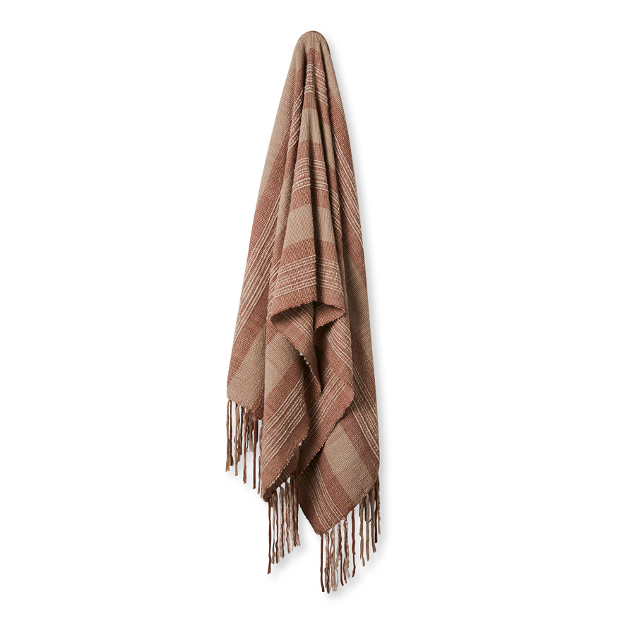 Topaz Mocha & Taupe Throw | Adairs