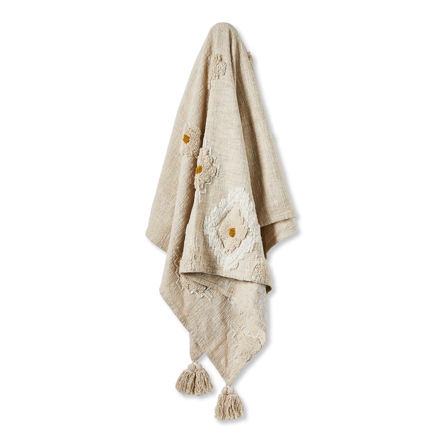 Mara Natural Throw | Adairs