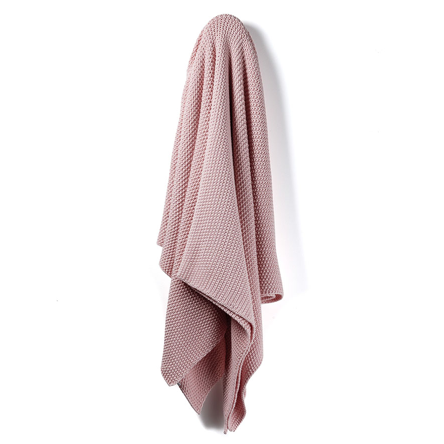 Home Republic - Santona Chalk Pink Throw | Adairs