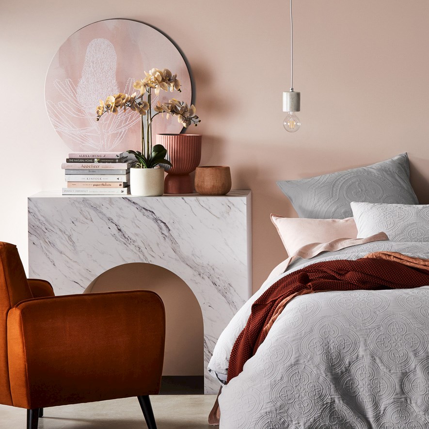 Pom Pom Rust Throw | Adairs