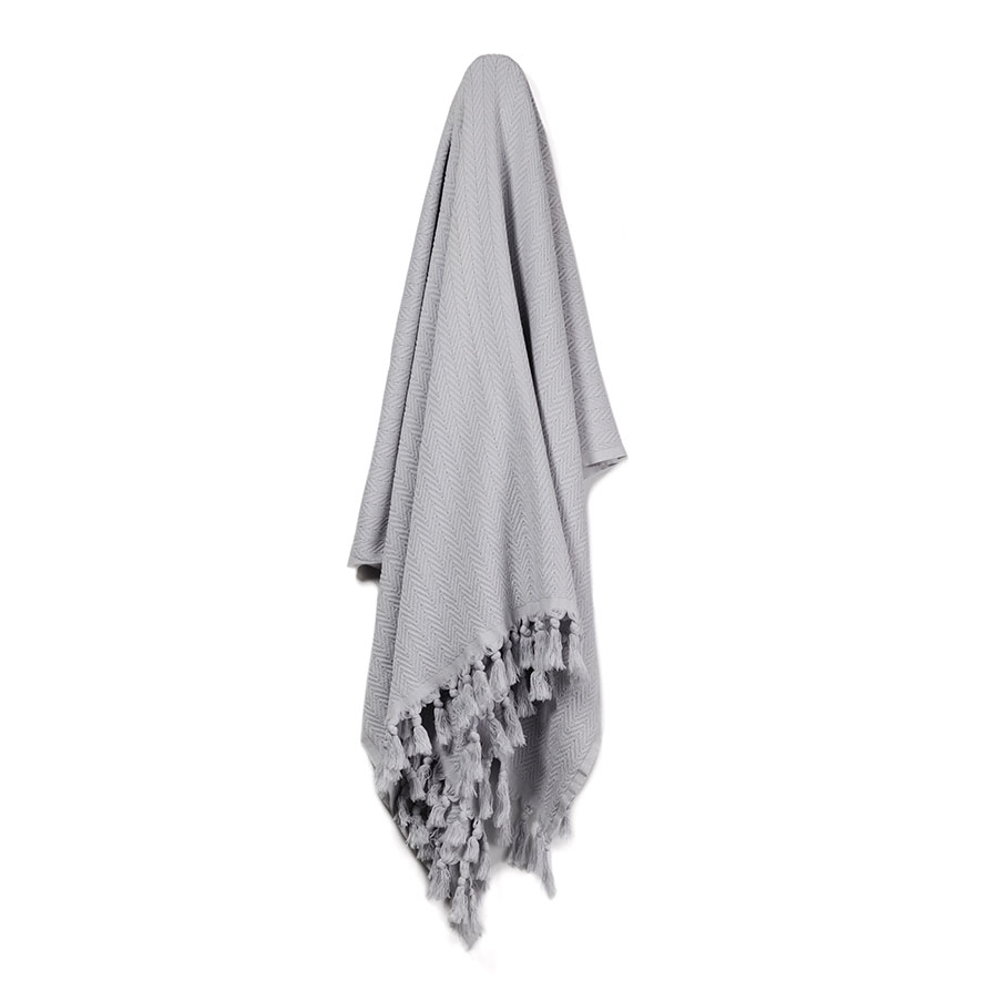 Home Republic - European Cyprus Silver Throw | Adairs